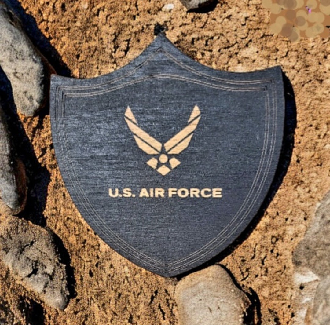 U.S. Air Force Coasters - 5 Pc. Set - White Oak Ply With Hand Beveled ...