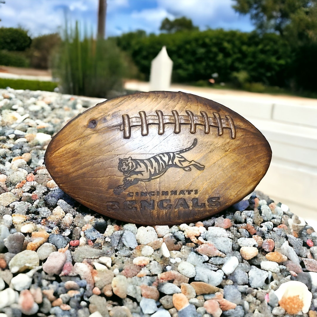 Cincinnati Bengals Hand Crafted Football Plaque - Etsy