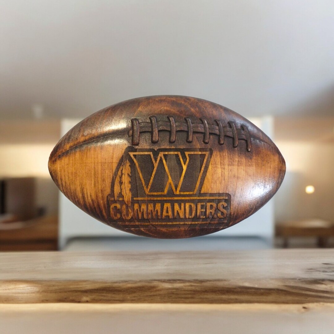 Washington Commanders Hand Crafted Football Plaque - Etsy