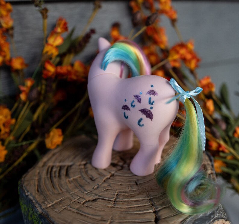 1983 My Little Pony Parasol Rainbow Ponies Unicorn Vintage - Etsy