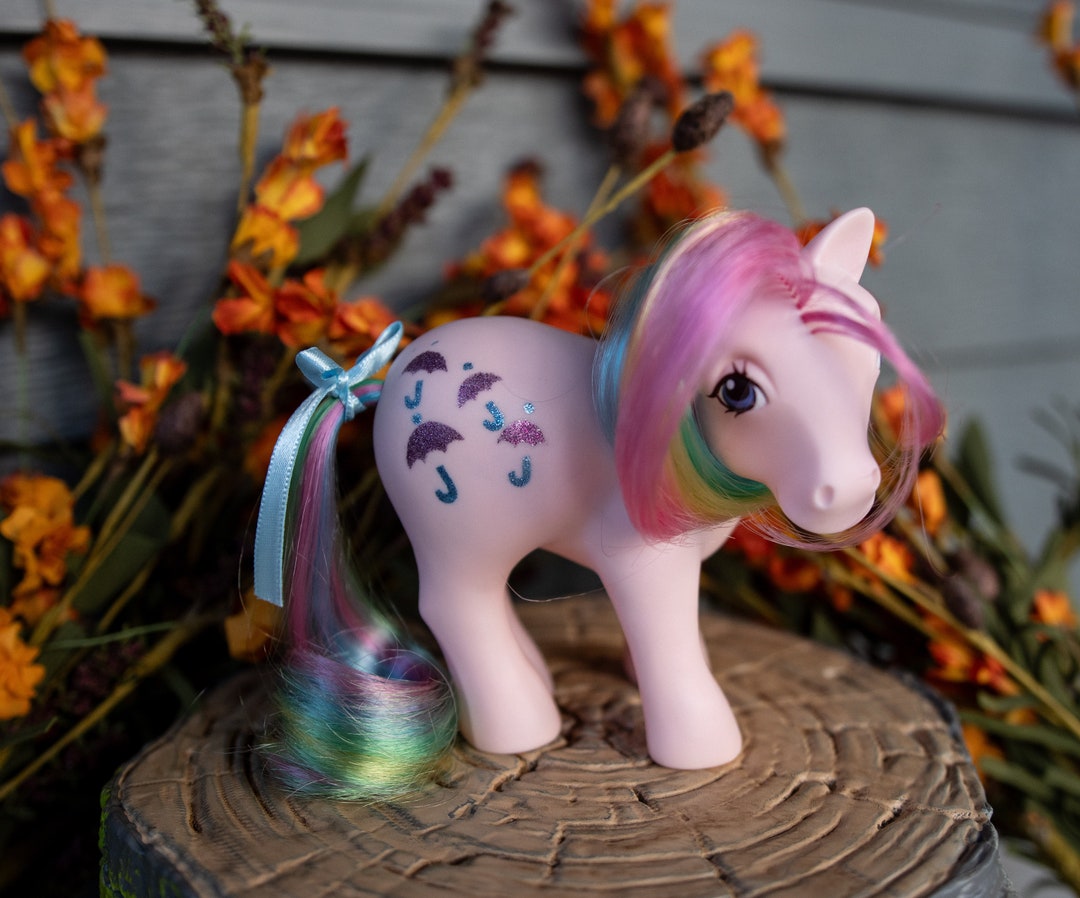 1983 My Little Pony Parasol Rainbow Ponies Unicorn Vintage - Etsy