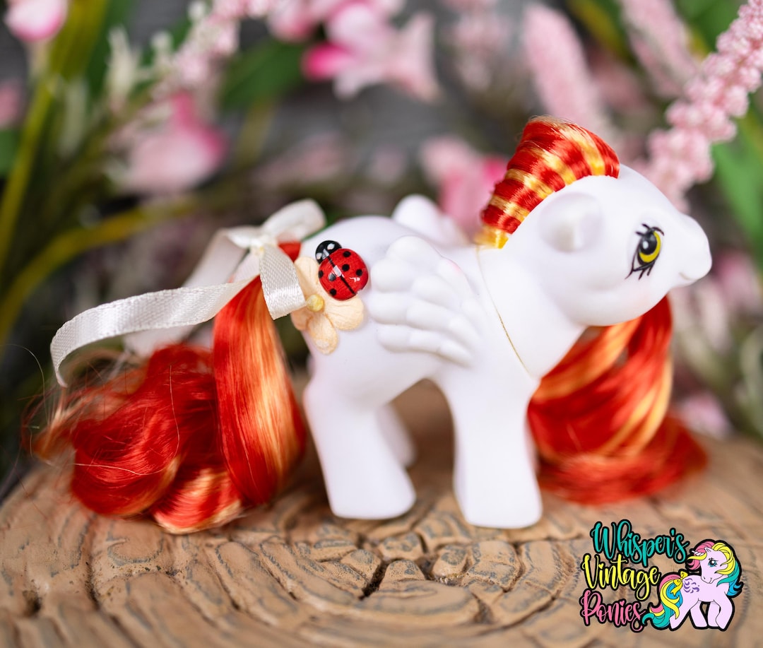 Little Lady Bug Custom My Little Pony by Whisper's Vintage Ponies - Etsy