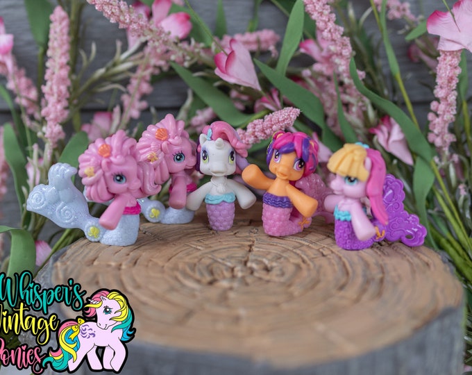 My Little Pony G3 Ponyville Mermaid Ponies - Etsy
