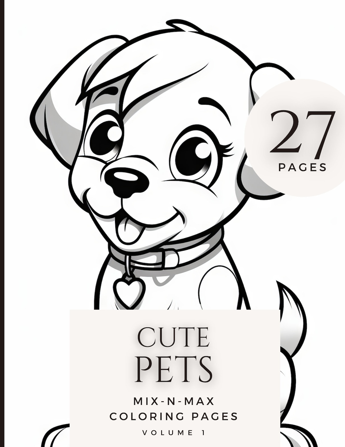 Printable Colouring Sheets Pets Collection 1 27 Pages - Etsy