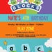 Editable Alphablocks Birthday Invitation | Alphablocks Invite ...
