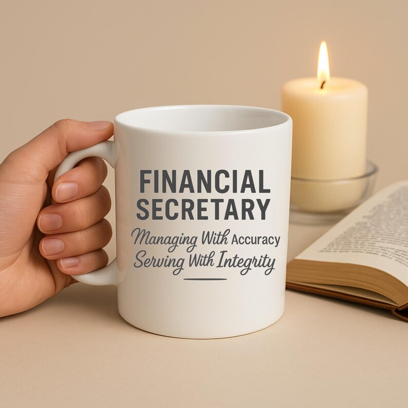 Financial Secretary Mug – Church Ministry Appreciation Gift - Etsy