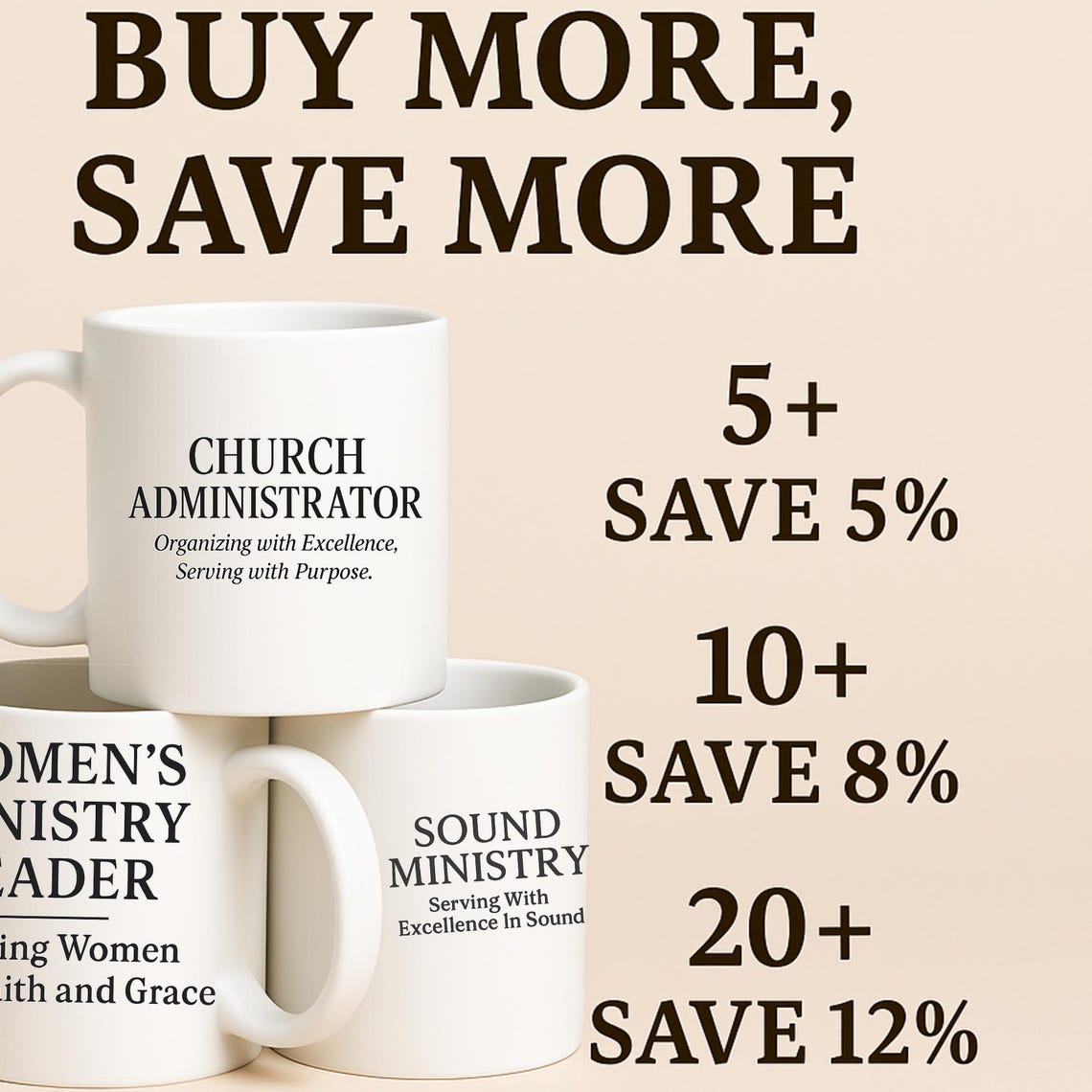 Choir Member Mug – Church Music Ministry Appreciation Gift - Etsy