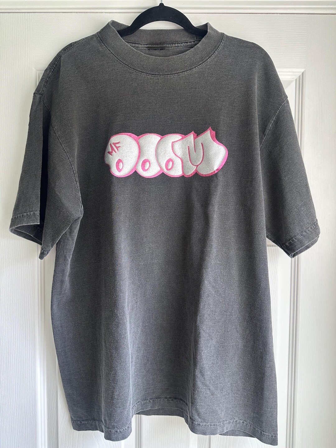 MF DOOM Logo Exclusive Puff With Tiger Lily Pink METALLIC Teeshirt ...