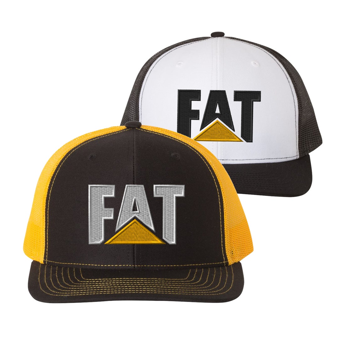 FAT Cat Hat Embroidered Funny Caterpillar Dad Hat Gift Unisex ...