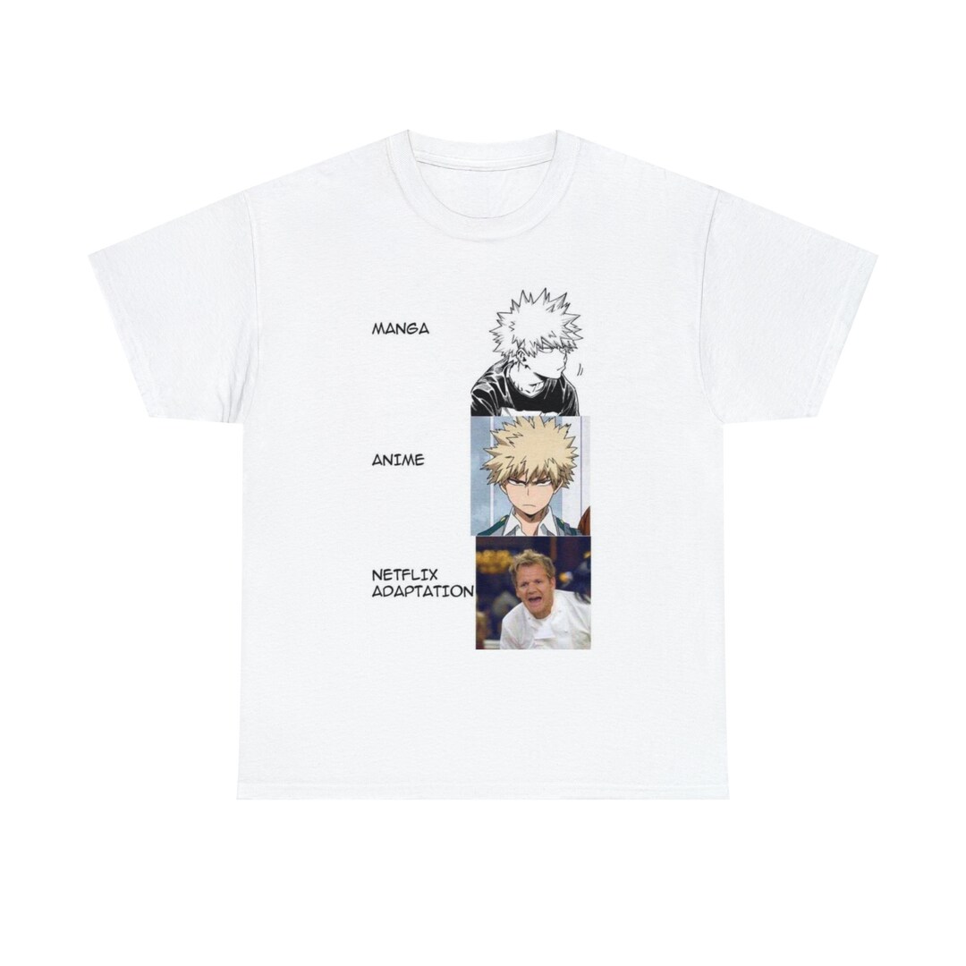 My Hero Academia Bakugo X Gordon Ramsay Meme T Shirt Etsy