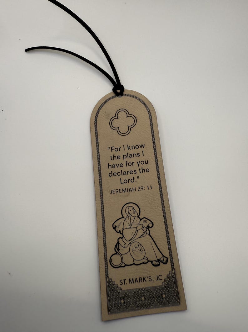 Leather Bible Bookmarks (set of 18) – Customizable With Your Favorite ...