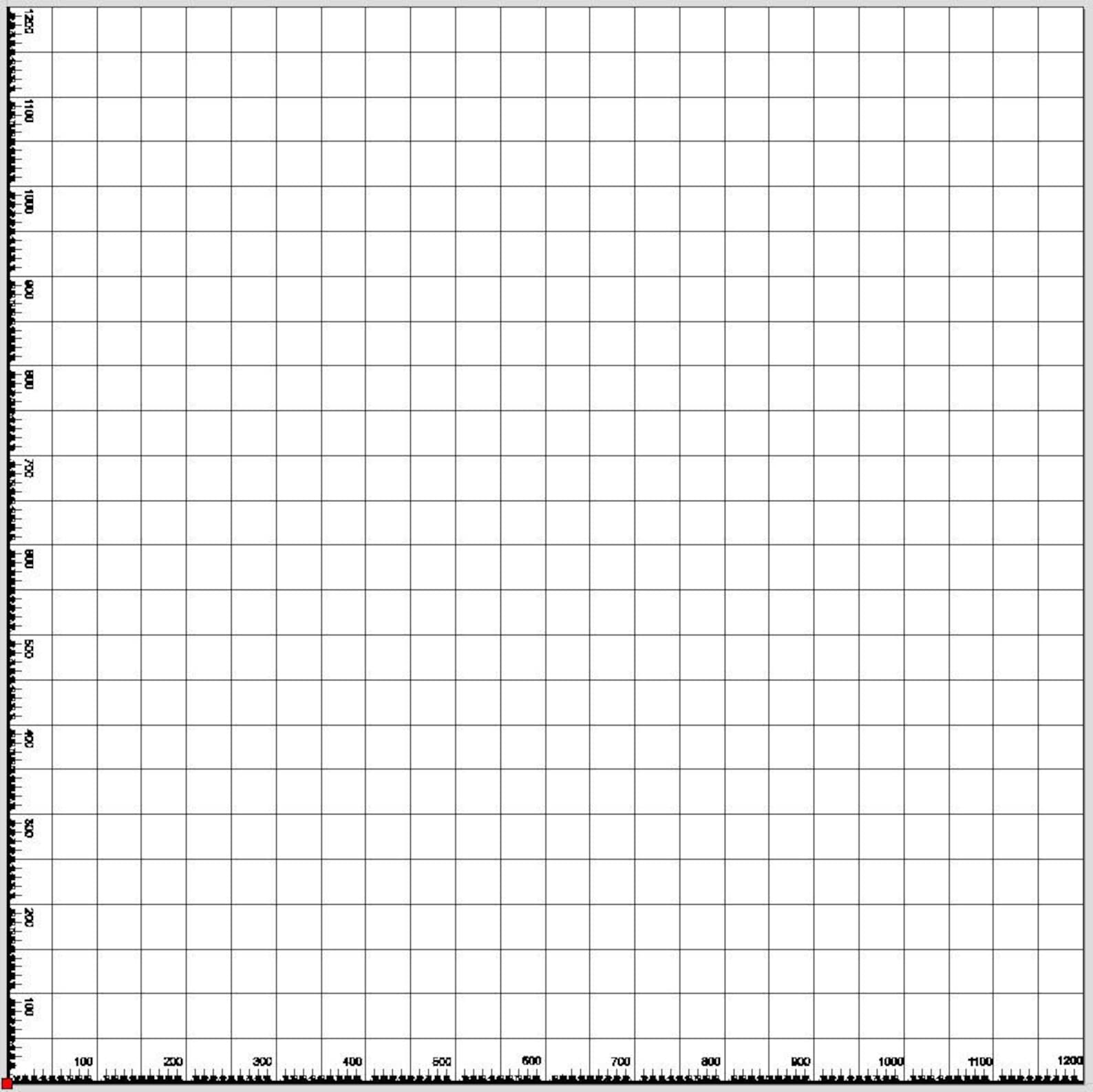 Customizable Grid for CNC or Laser 600mm X 600mm and 1200mm X 1200mm ...