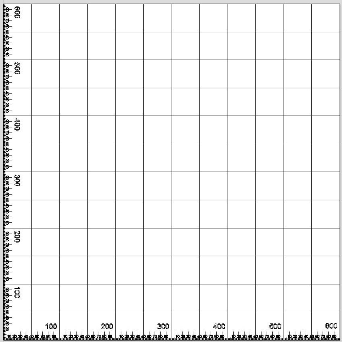 Customizable Grid for CNC or Laser 600mm X 600mm and 1200mm X 1200mm ...