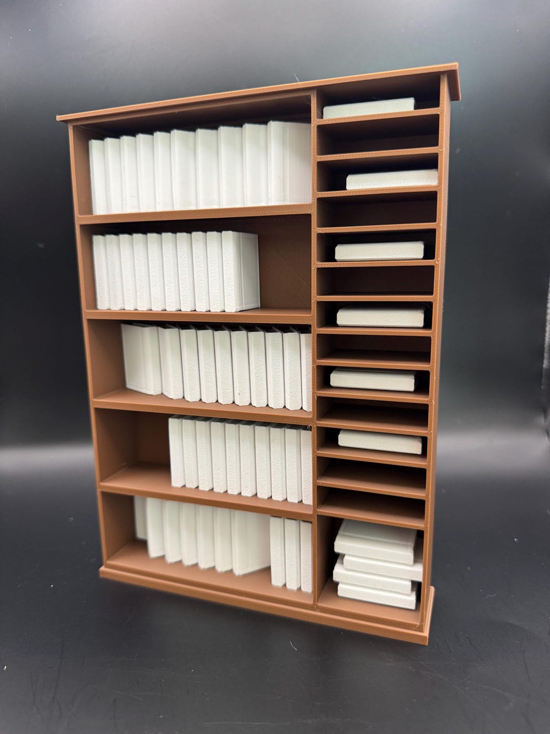 Mini Bookcase With Plain Mini Books - Etsy