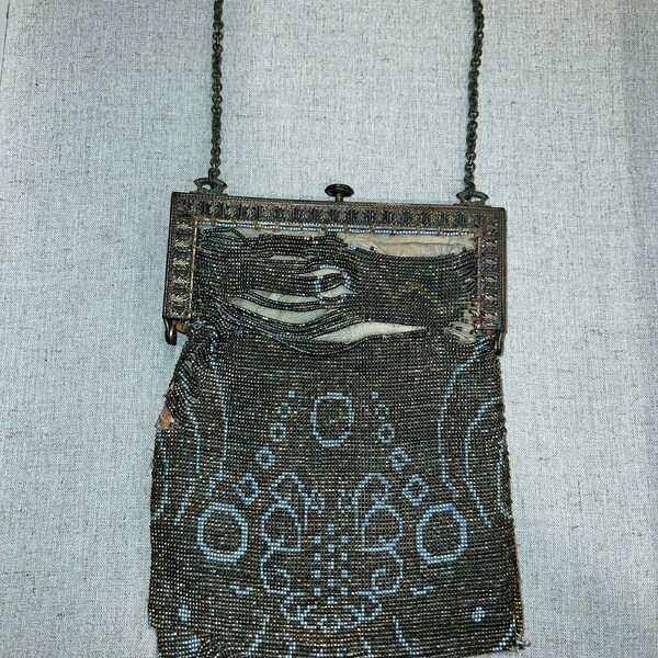 Antique Bead Purse - Etsy