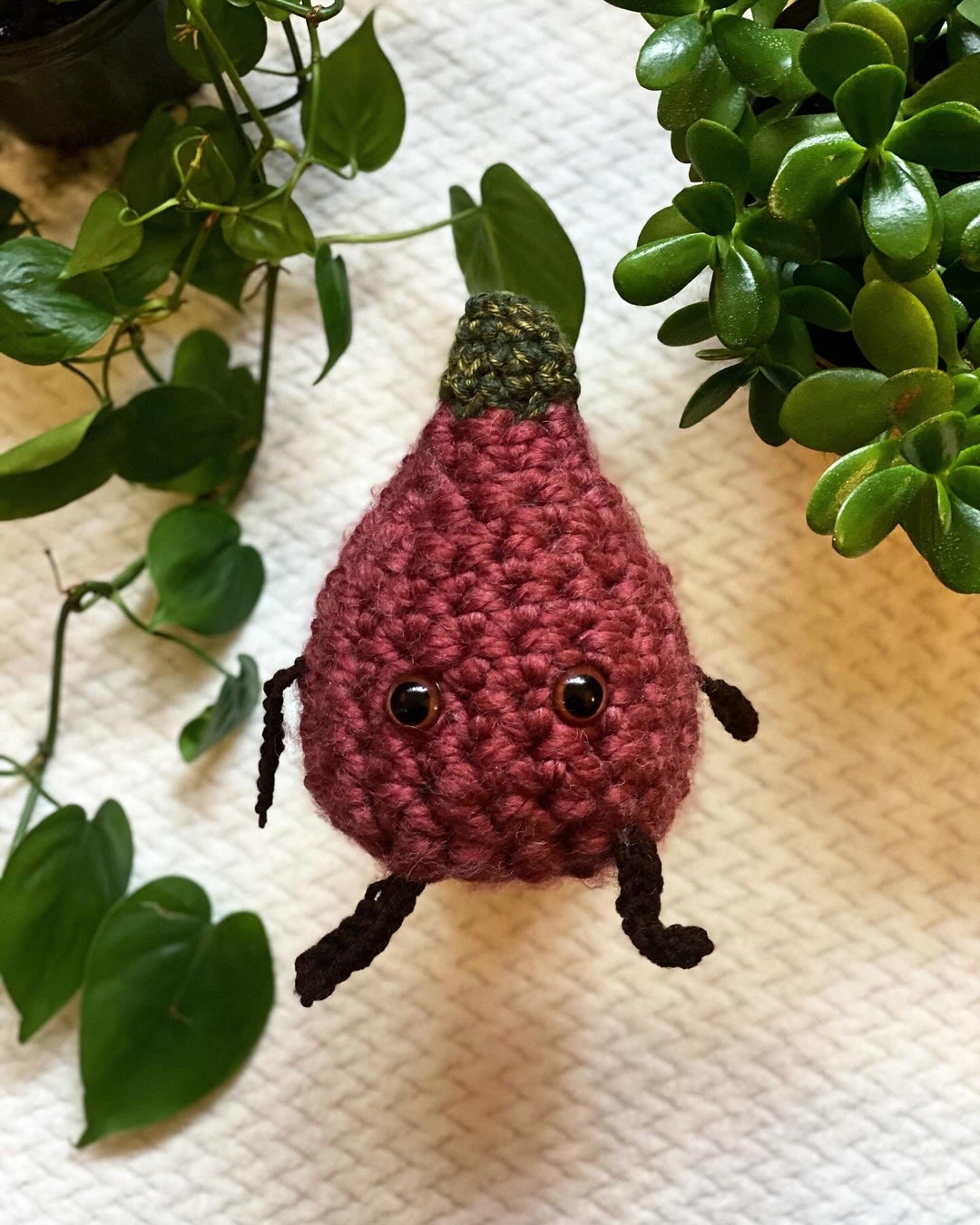 Cottagecore Crochet Fig Fruit - Etsy Canada