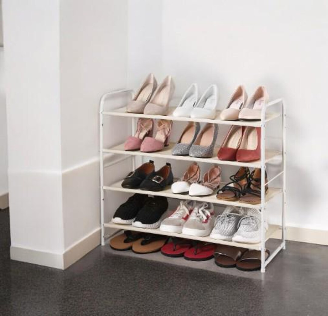 Multi Tier Shoe Rack Shoe Organizer and Entryway Storage Bench - Etsy