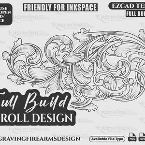 Scroll Pattern Design Svg,lasercut,engravingfiles,scrolldesign ...