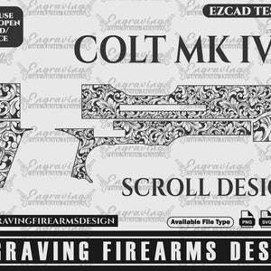Engraving Firearms Design Colt MK IV Scroll Design - Etsy