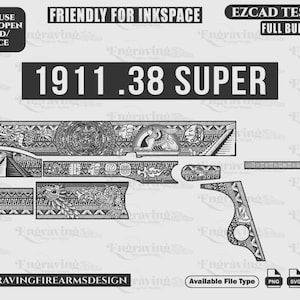 1911 38 Super Rockisland Aztec Design Svg,lasercut,laserengraving ...