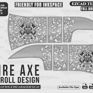 Fire Axe SVG Ai8,lasercut,laserengraving,fiberlaser,engravingfiles ...
