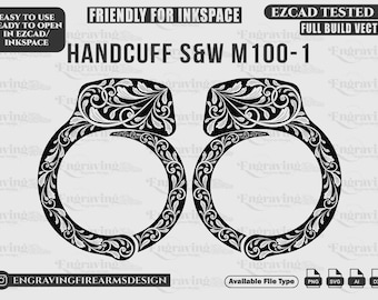 Handcuff Templates for Design With Laser Engraving in .ai8 and .svg ...