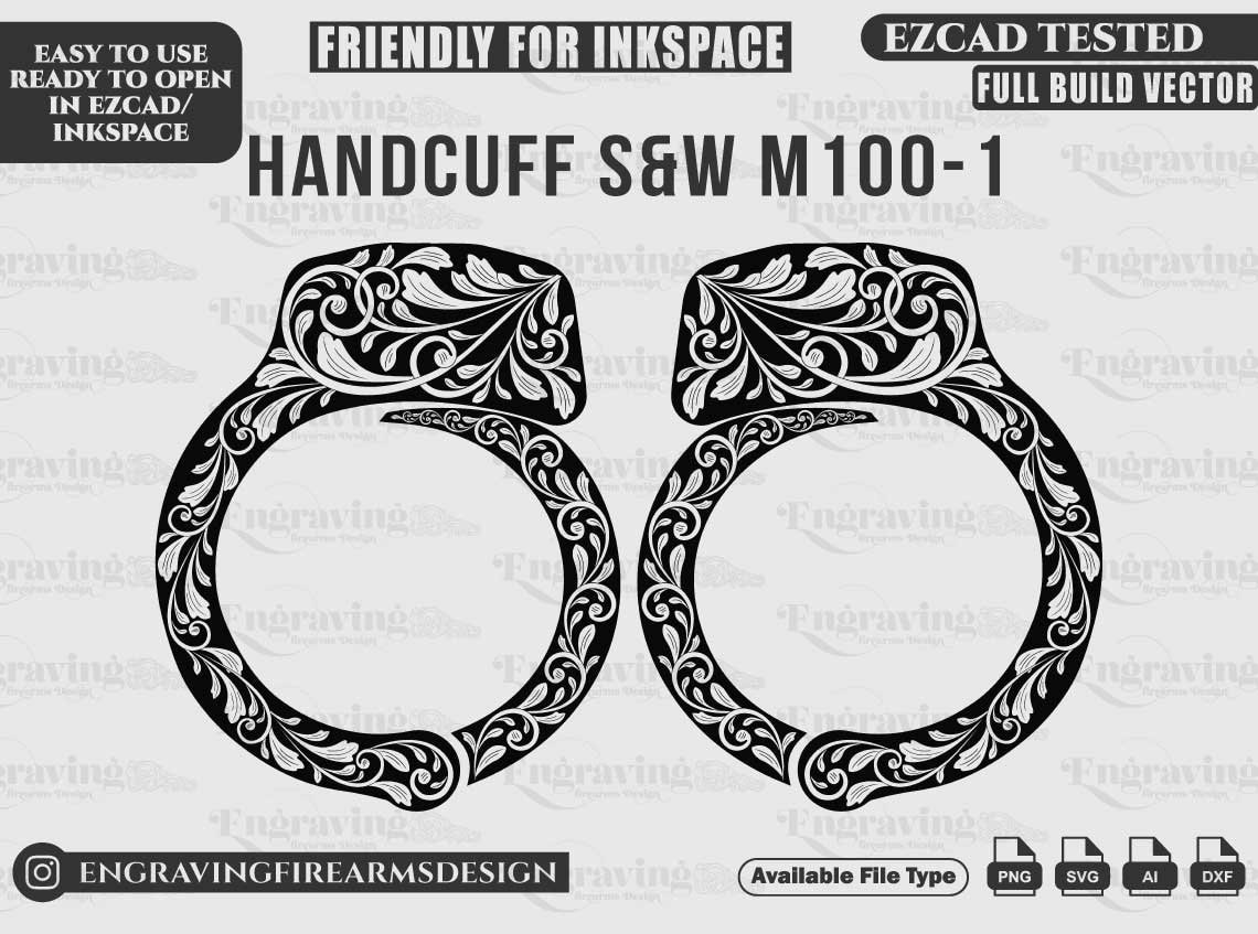 Handcuff Design Svg - Etsy