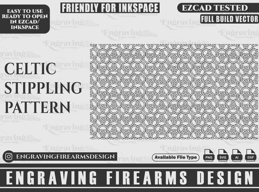 Celtic Stippling Pattern,stippling Pattern,laser Pattern,engraving ...