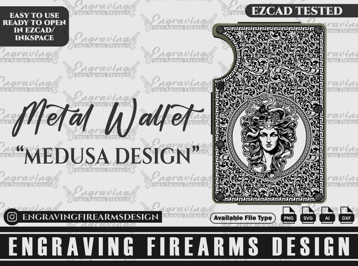 Engraving Firearms Design Metal Wallet Design - Etsy