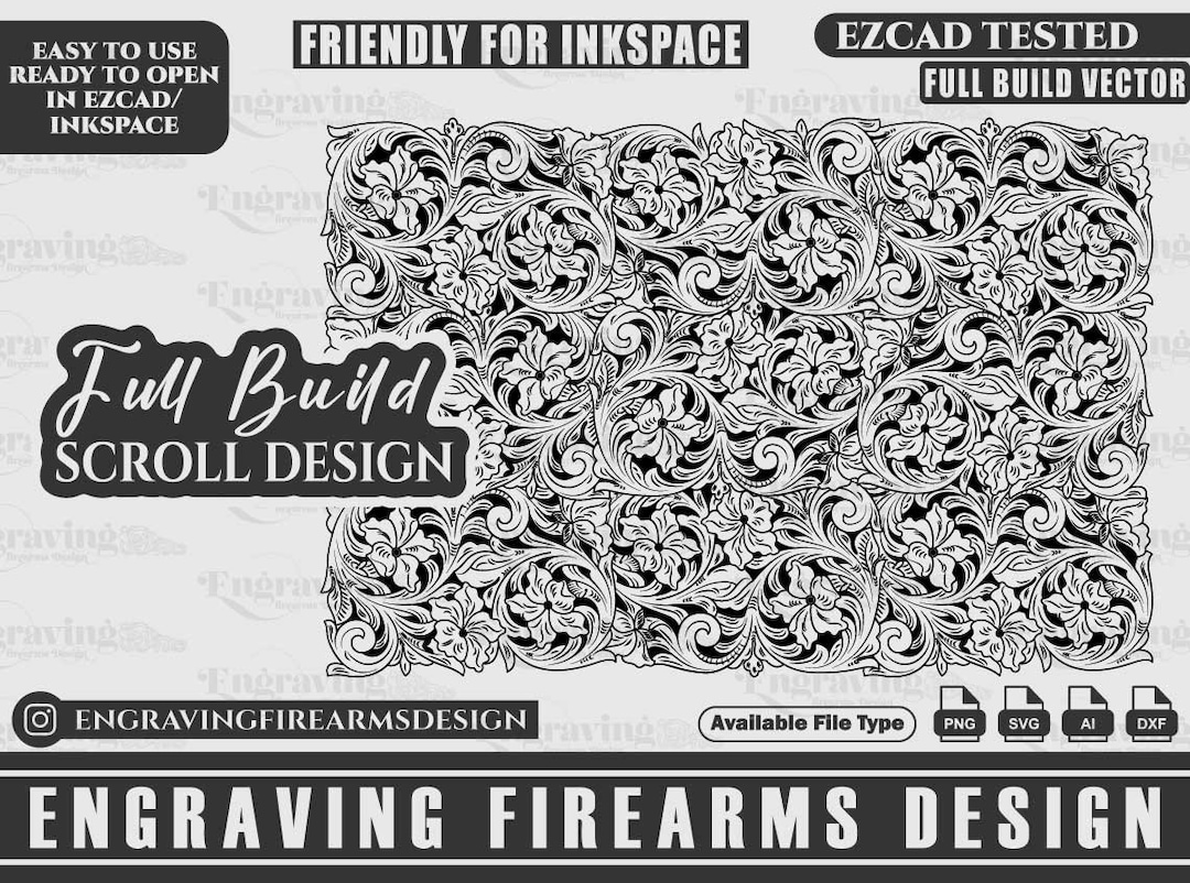 Tooled Laser Pattern,laser Cut,laserengraving,scrollwork,pistol Slide ...