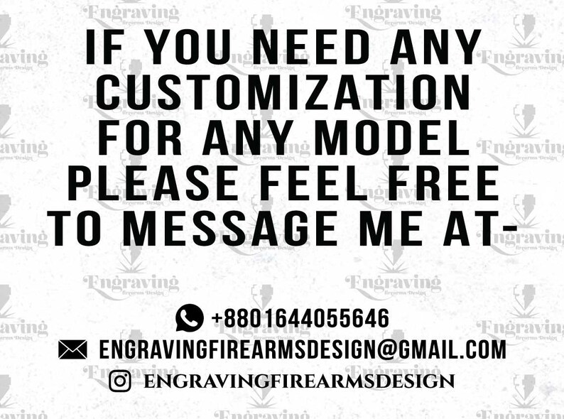 Glock 26 Gen3 Scroll Engraving Design, Laser Cut Files (svg, Dxf, Ai ...