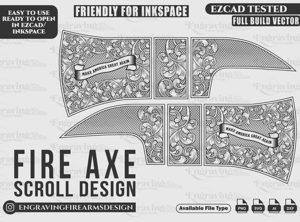 Fire Axe SVG Ai8,lasercut,laserengraving,fiberlaser,engravingfiles ...