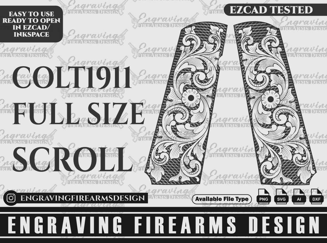 Engraving Firearms Design Colt Grips Design - Etsy