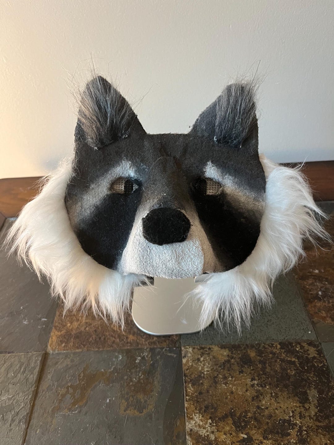 Raccoon Quadrobics Mask - Etsy