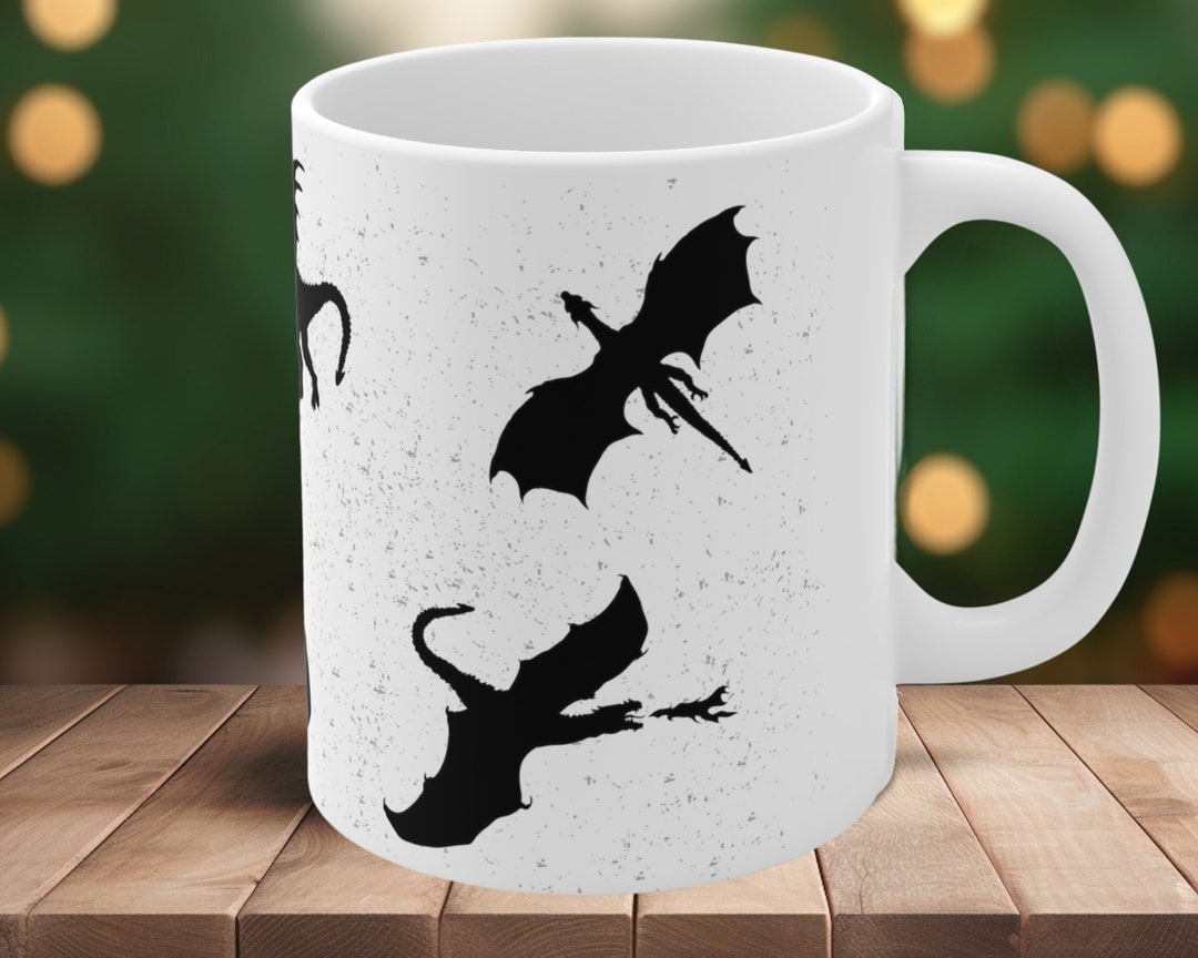 Dragon Coffee Mug, Dragon Coffee Cup, Fantasy Book Reader, Dragon ...