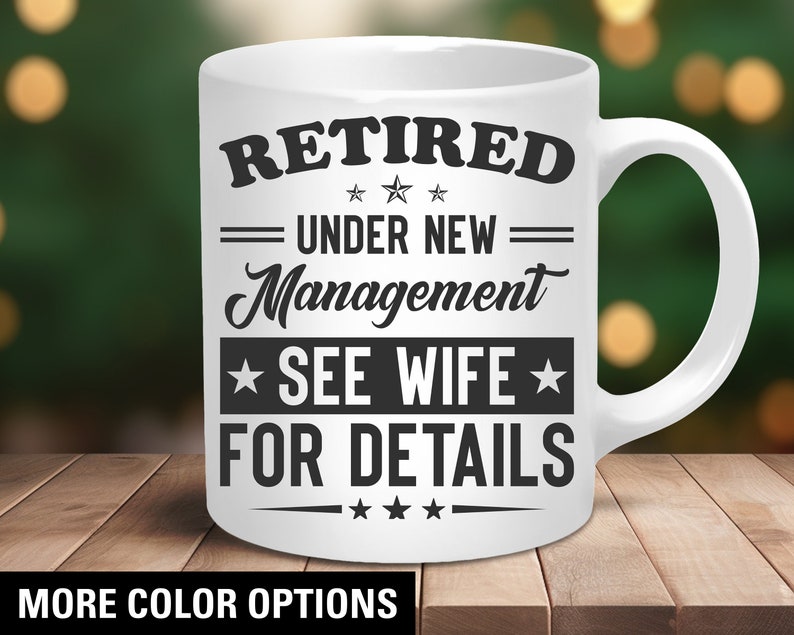 Retirement Mug Retiree Celebration Coffee Cup Funny Retirement Gift ...