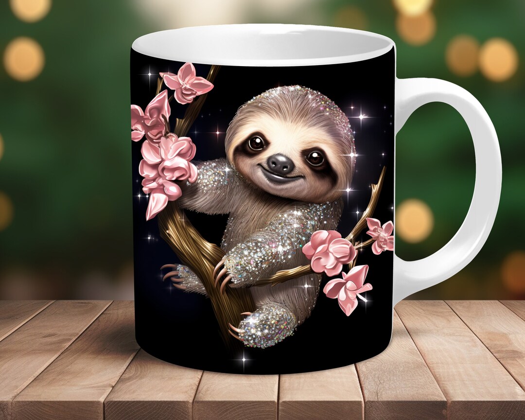 Coffee Mug, Mug, Sloth Lover Mug, Christmas Gift, Gift Idea, Sloth Mug ...