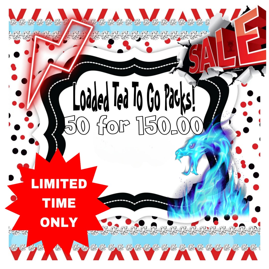 Extended SALE 50 for 50.00 Super Cute Custom Made Labels Loaded Tea Dry ...