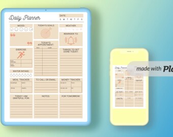 Daily Planner, Daily to Do List Printable, Daily Schedule Printable ...