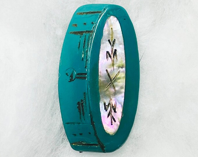 A Teal Realistic Glove Box Button - Etsy