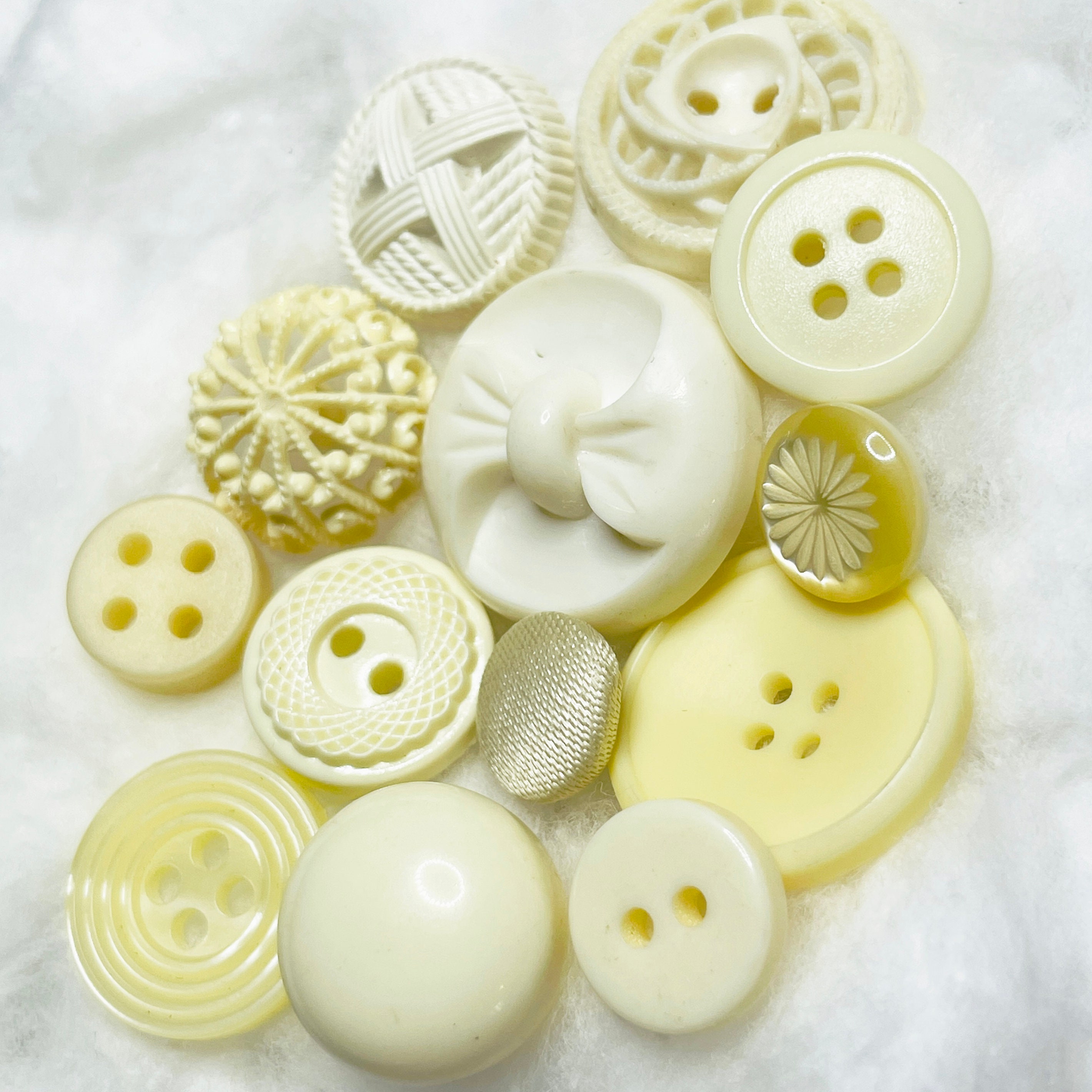 Button Set 11: Buttermilk - Etsy