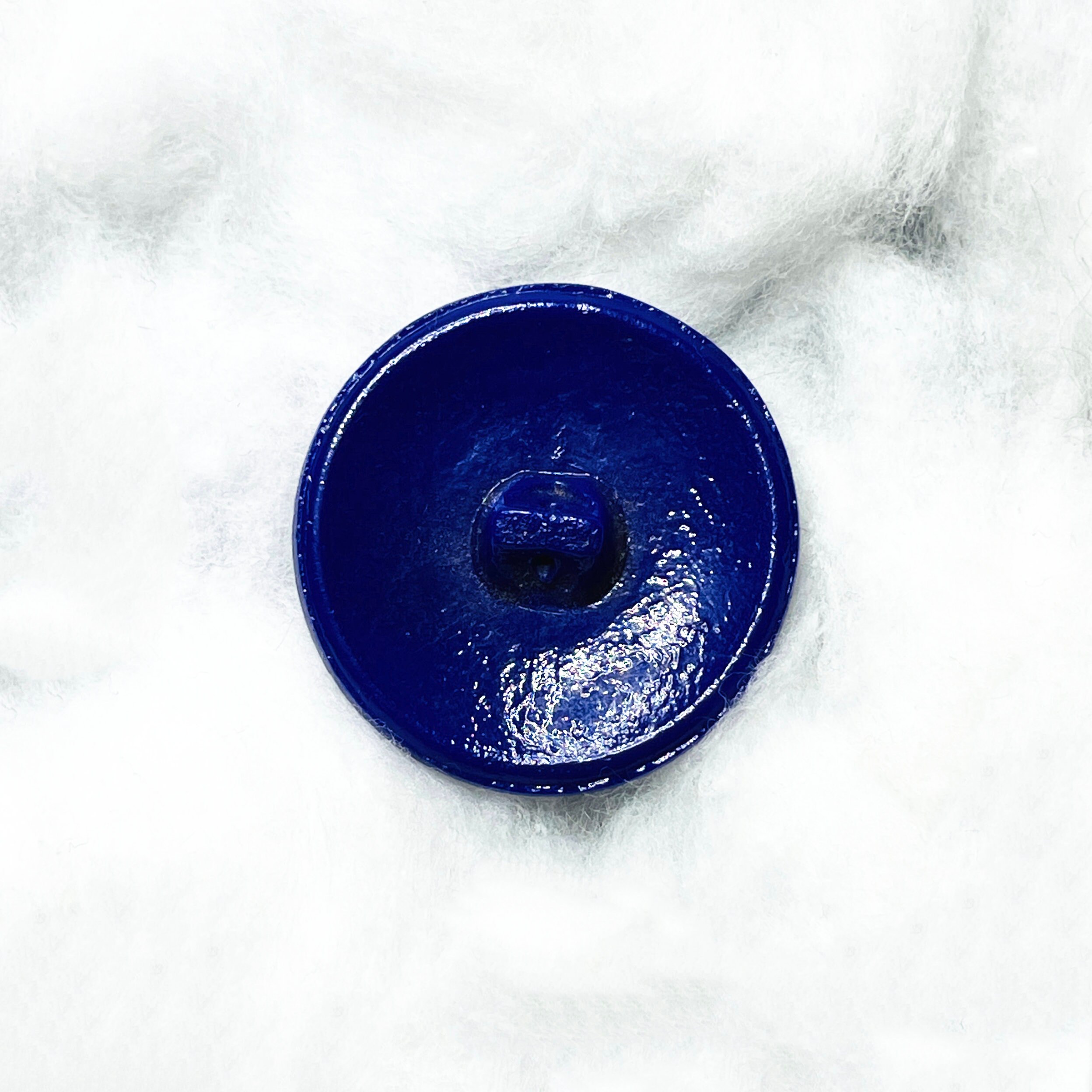 An Elegant Blue Glass Art Deco Button - Etsy