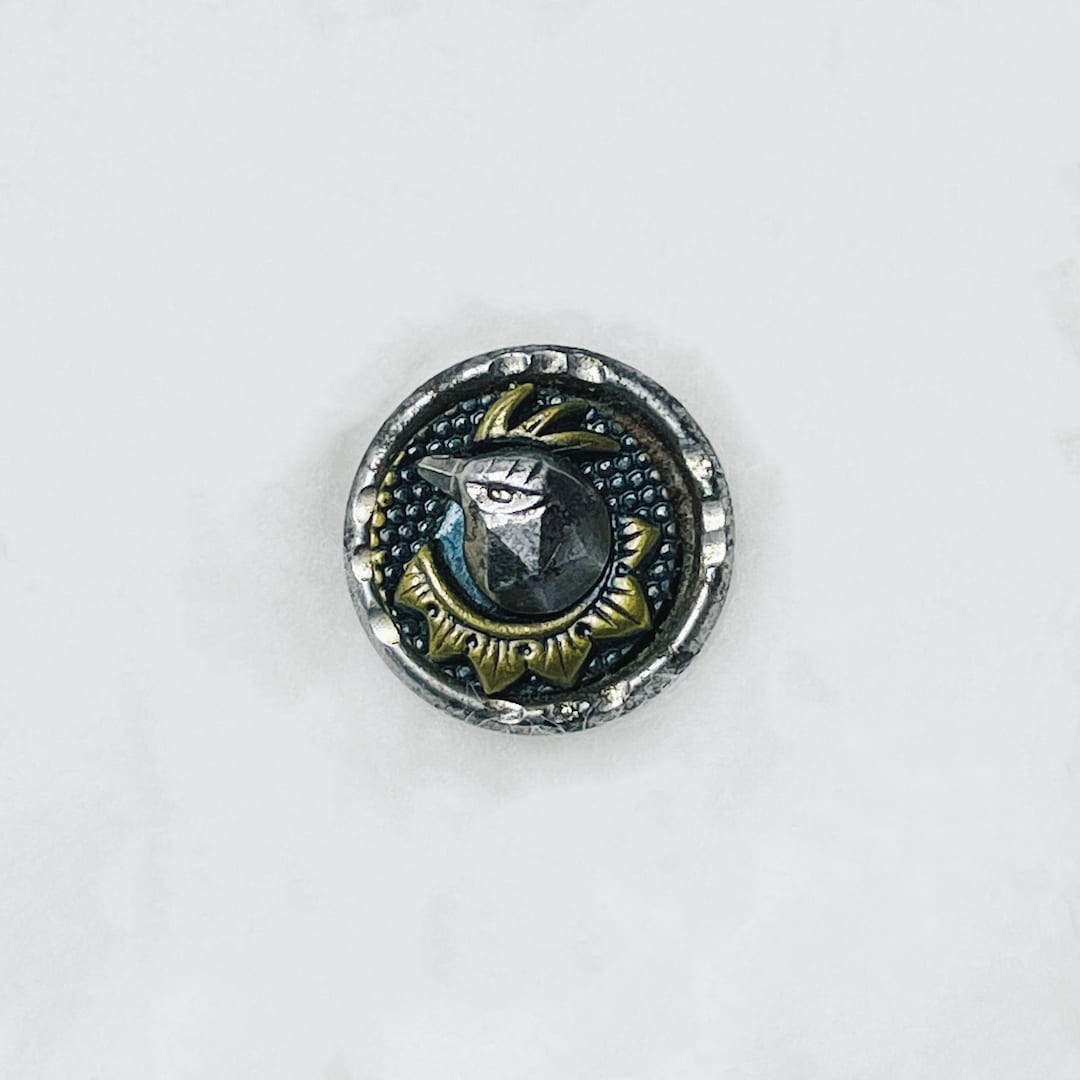 A Steel Rooster Button - Etsy
