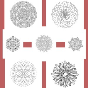 50 Mandala Coloring Pages, Printable PDF, Mandala Coloring Sheet ...