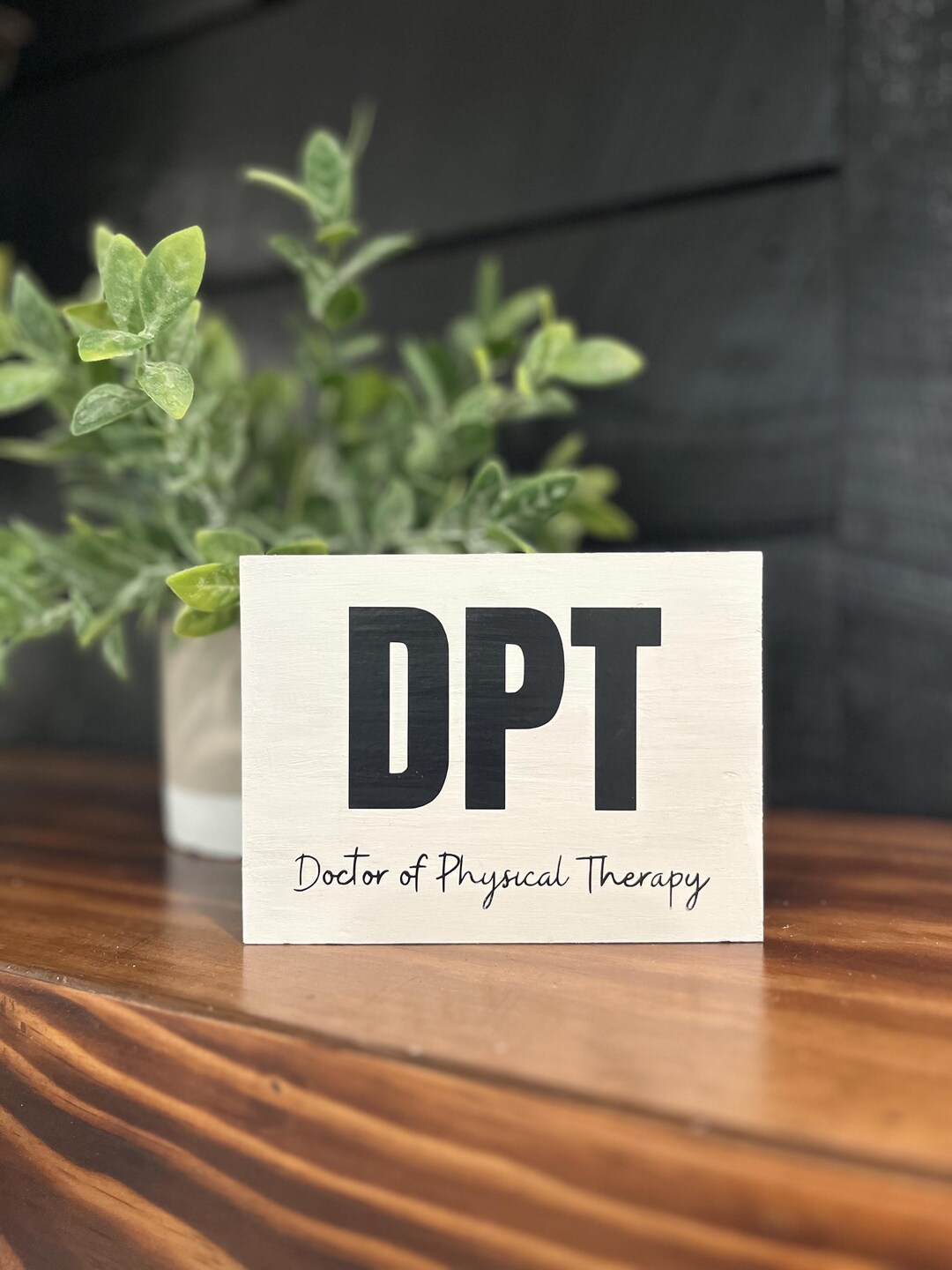 Wooden Physical Therapy Signs, DPT Decor, Certified Hand Therapist, OT ...