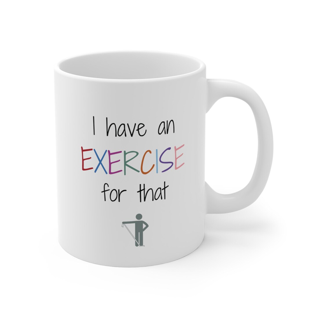 Physical Therapy Mug: Exercise Gift for PT, DPT Student - Etsy