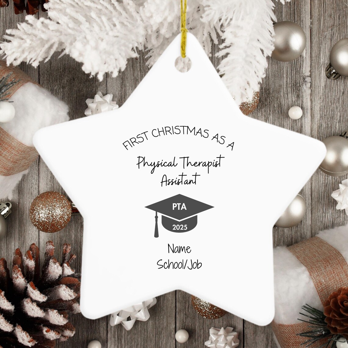 Personalized PTA Graduation Ornament: Custom Physical Therapist ...