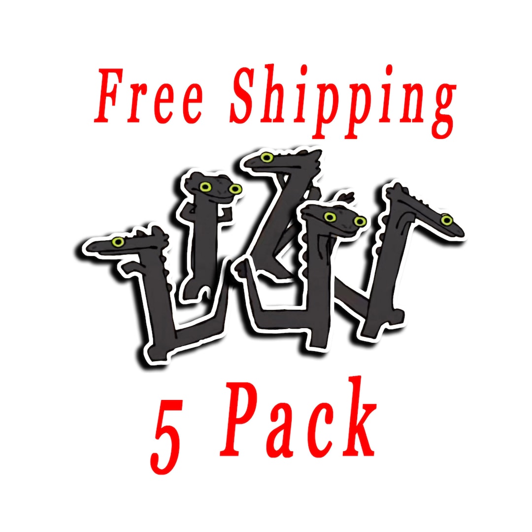5 PACK - Dancing Toothless Meme Sticker - Etsy