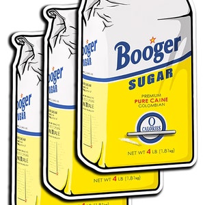 Booger Sugar Sticker/decal - Etsy