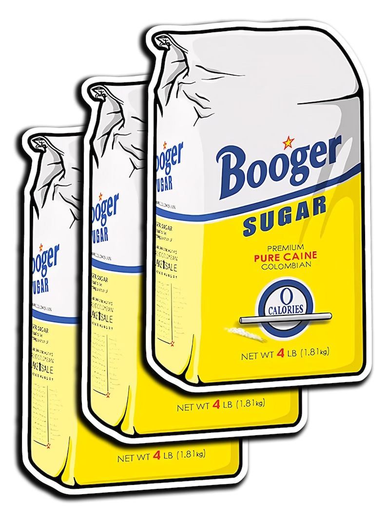 Booger Sugar Sticker/decal - Etsy